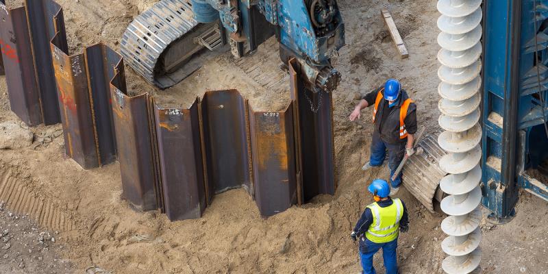 Sheet Piling and CFA Walls Sunshine Coast | First Class Piling